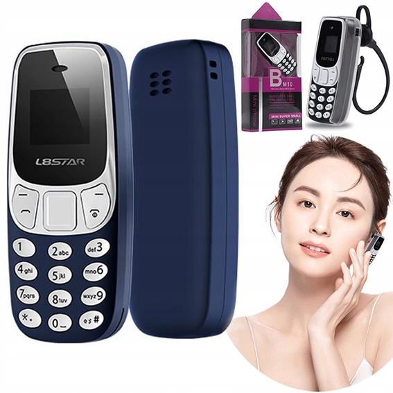 MINI TELEFON L8STAR BM10 ZAPALOVAČ ODPOSLECH ZMĚNA HLASU SIM BLUETOOTH ...