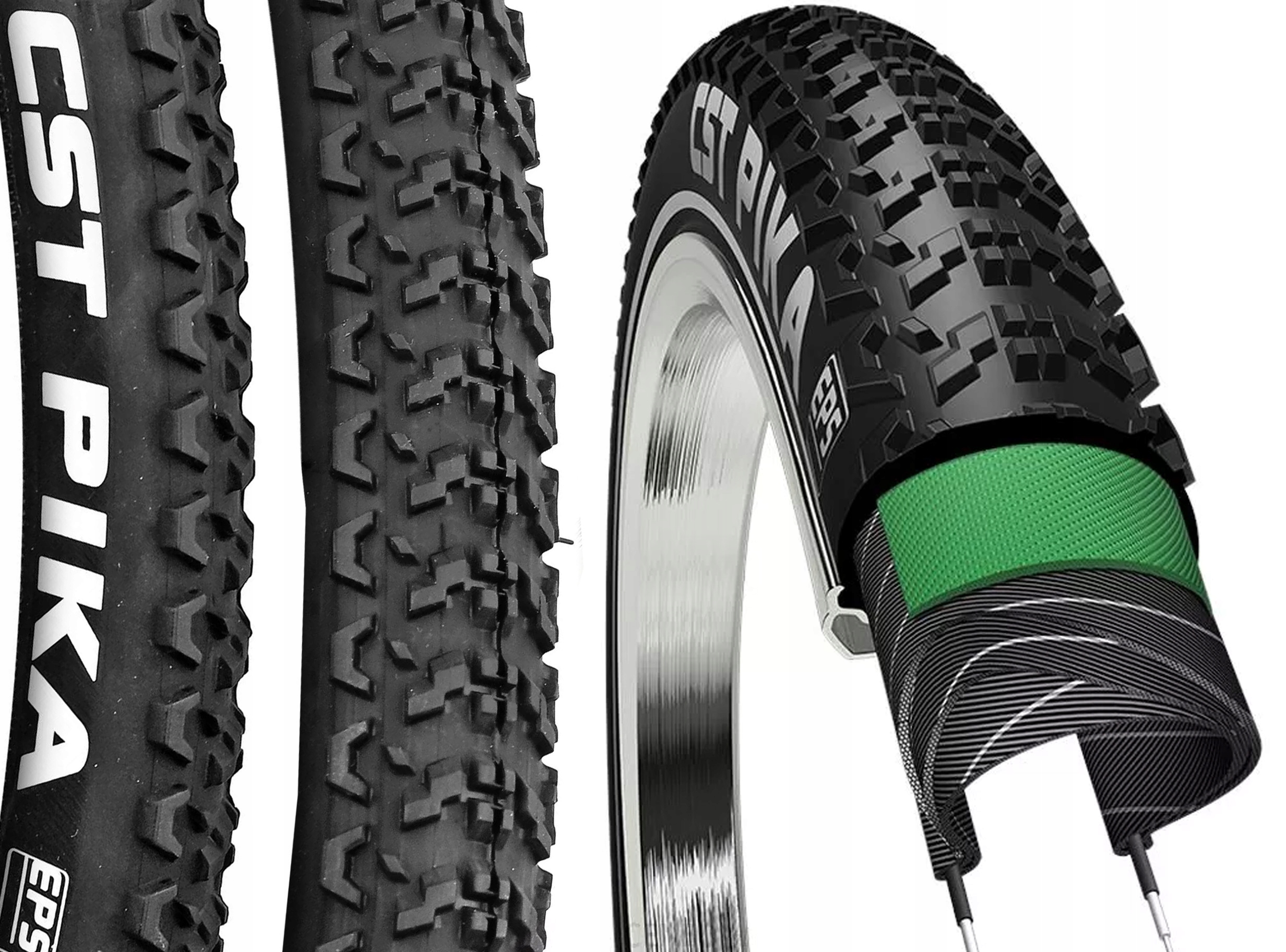 OPONA ROWEROWA GRAVEL PRZEŁAJ 28'' CALI 28x1,50 CST PIKA C-1894 EPS ...