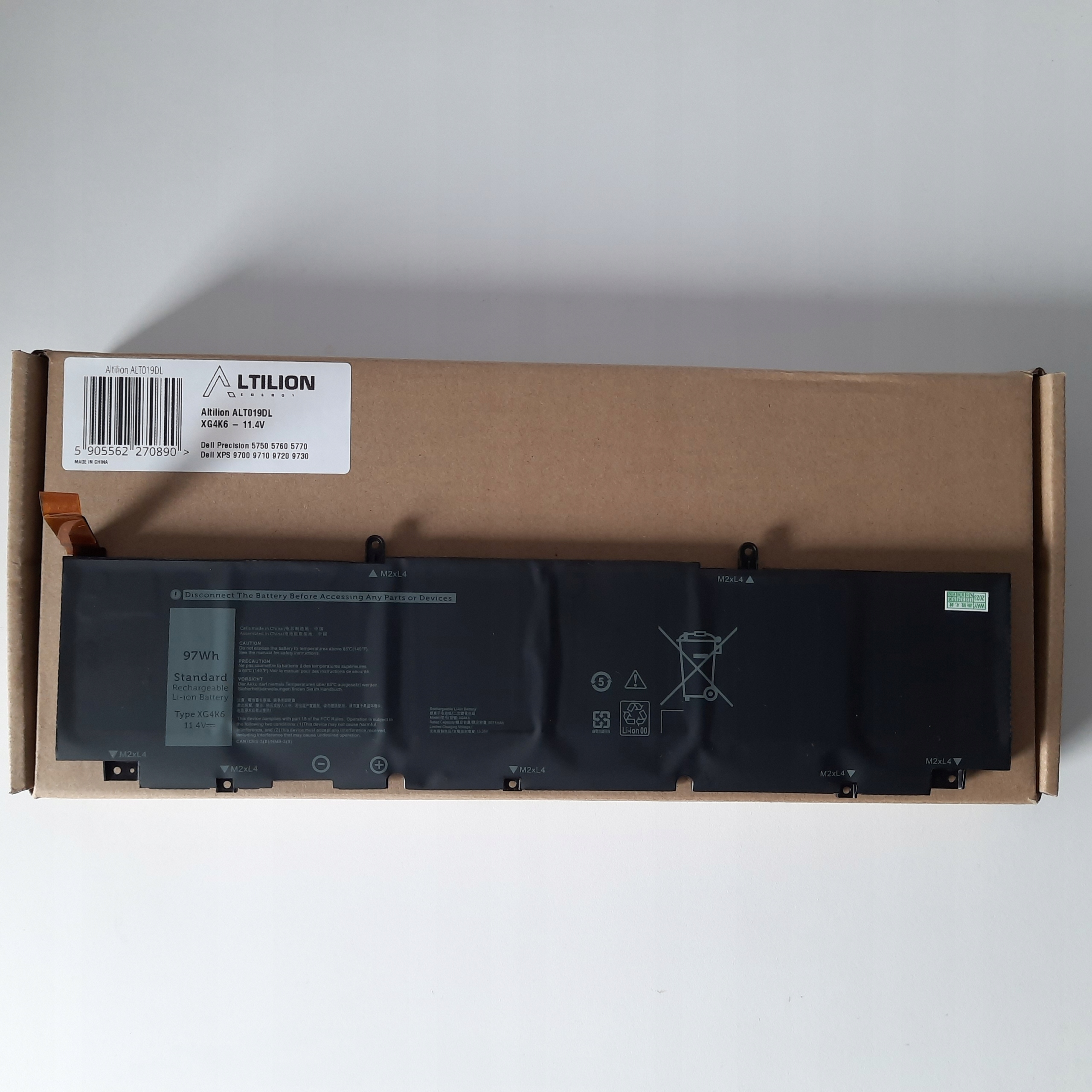 Bateria XG4K6 do Dell Precicision 5750 XPS 9700 w Dębowiec - Sklep ...