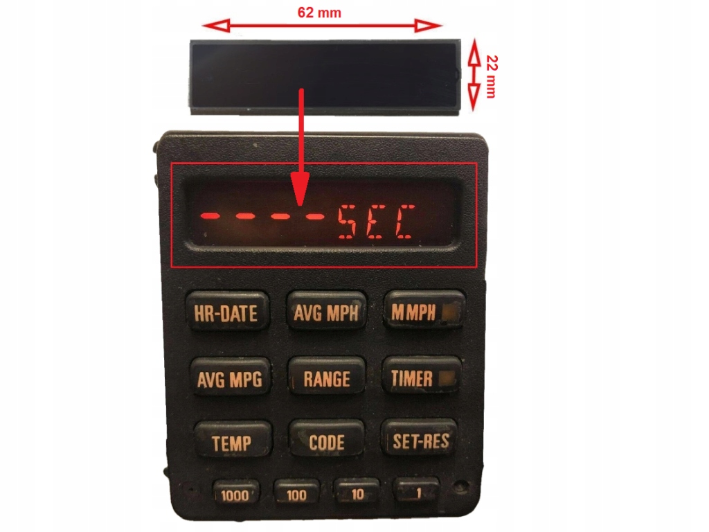 Moduł Komputera Pokładowego Wyświetlacz LCD BC1 OBC2 Do BMW E23 E24 E28 E30 za 282.80PLN z ...