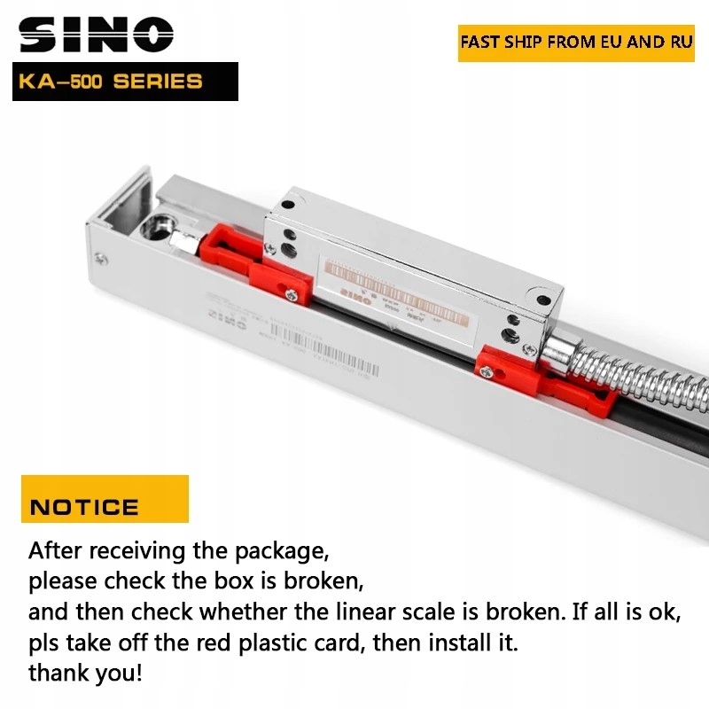 SINO KA500 470mm Travel Linear Optical Scale 5um (SINO) • Cena, Opinie ... SINO KA500 470mm Travel Linear Optical Scale 5um (SINO) • Cena, Opinie ...