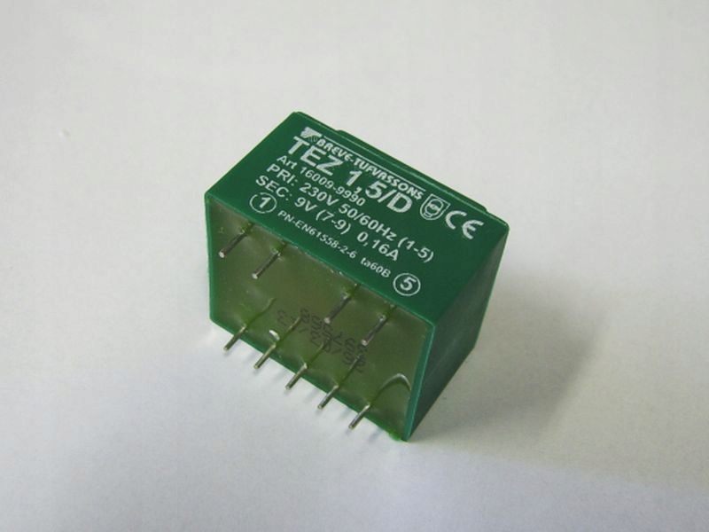 Transformator do druku TEZ 1.5/D 9V 0,16A - Sklep, Opinie, Cena w Allegro