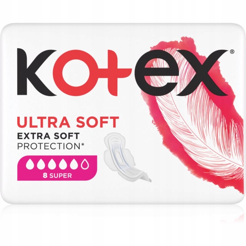 Kotex Ultra Soft Super vložky 8 ks za 2210.00CZK - Allegro