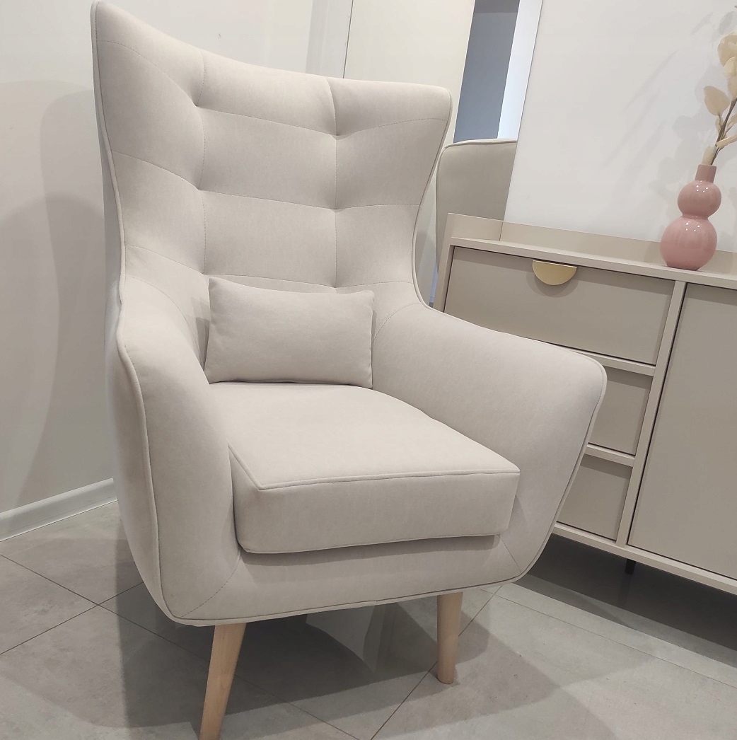 Fotel uszak WYGODNEMEBLE szary • Cena, Opinie • Fotele 13223263328 ...