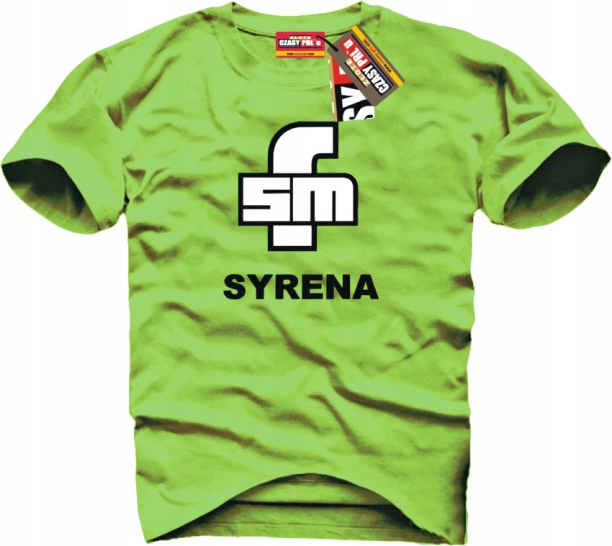 [Czasy PRL] KOSZULKA Męska: Syrenka - logo /L • Cena, Opinie • T-shirty ...