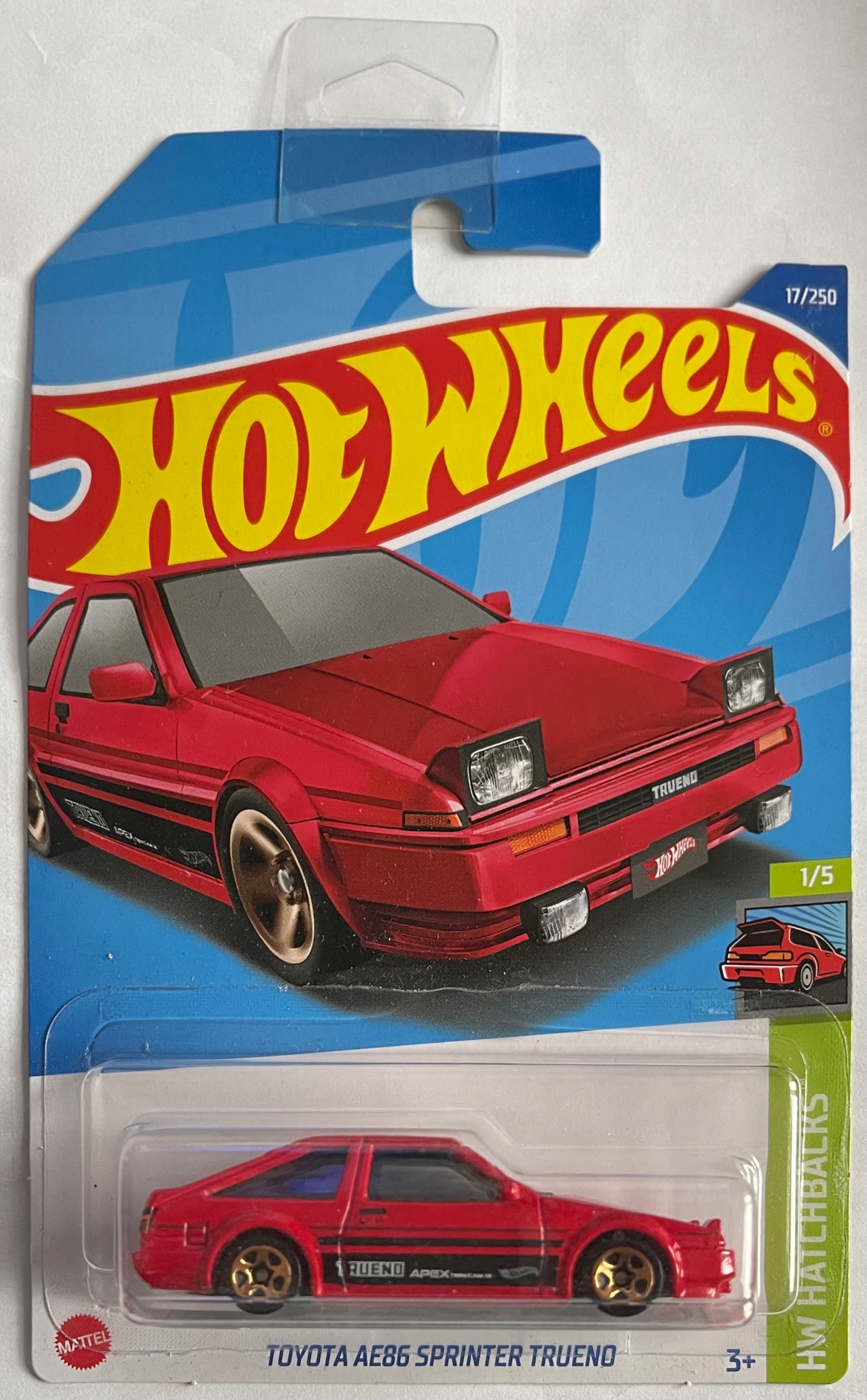 HOT WHEELS TOYOTA AE86 SPRINTER TRUENO 15027352795 - Allegro.pl