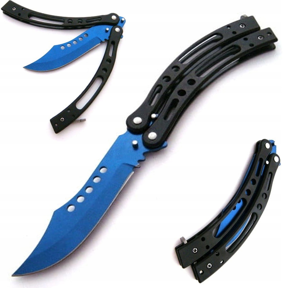 NÓŻ MOTYLEK BALISONG CS:GO MOTYLKOWY N454F - N454F - 13105878119 ...