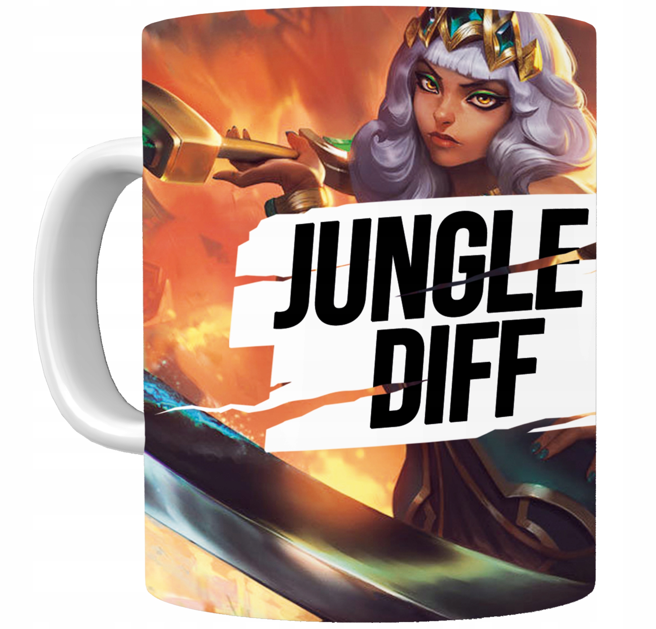 Kubek LEAGUE OF LEGENDS - JUNGLE DIFF - QIYANA • Cena, Opinie • Kubki ...
