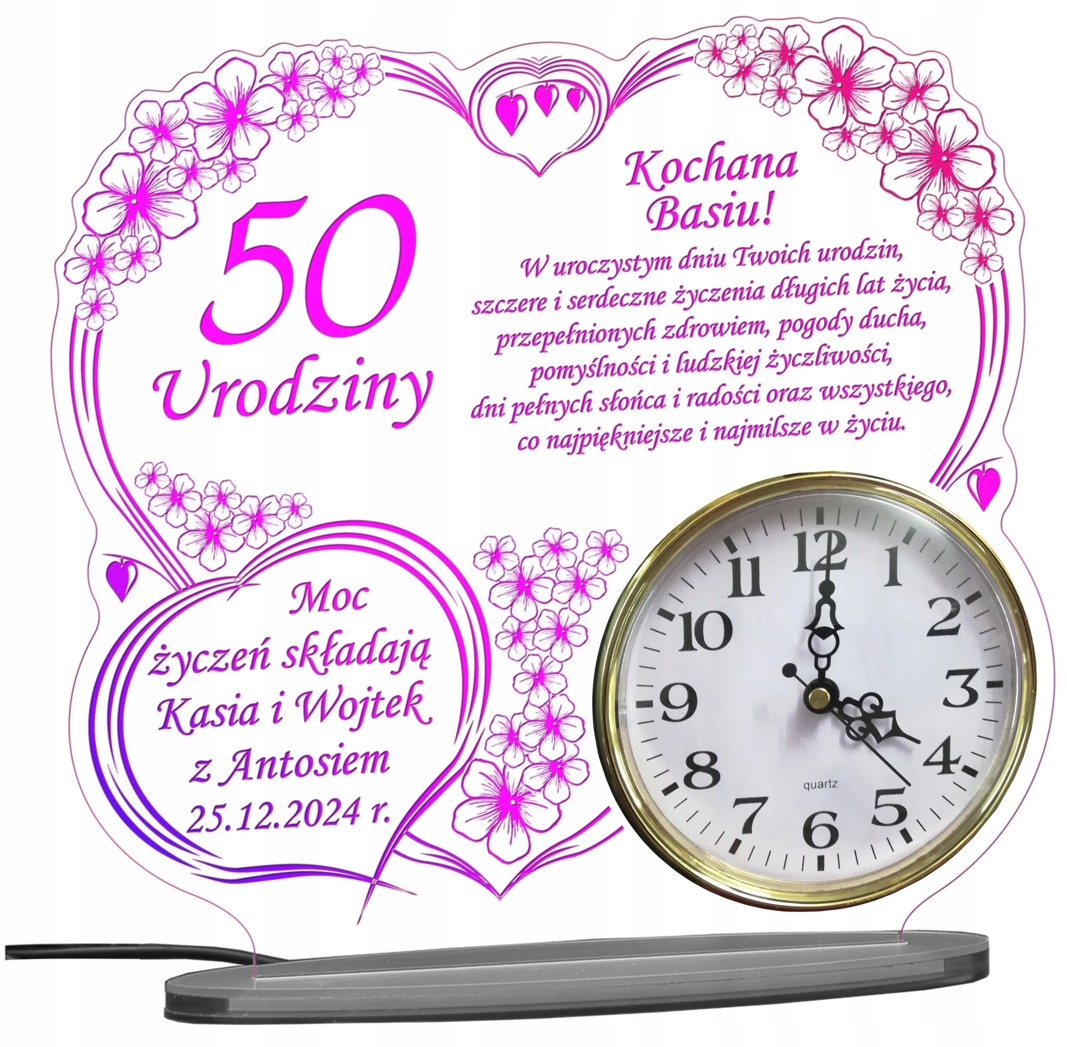 18 50 60 70 80 90 URODZINY STATUETKA PREZENT LED JUBILEUSZ ROCZNICA • Cena, Opinie • Kartki ...