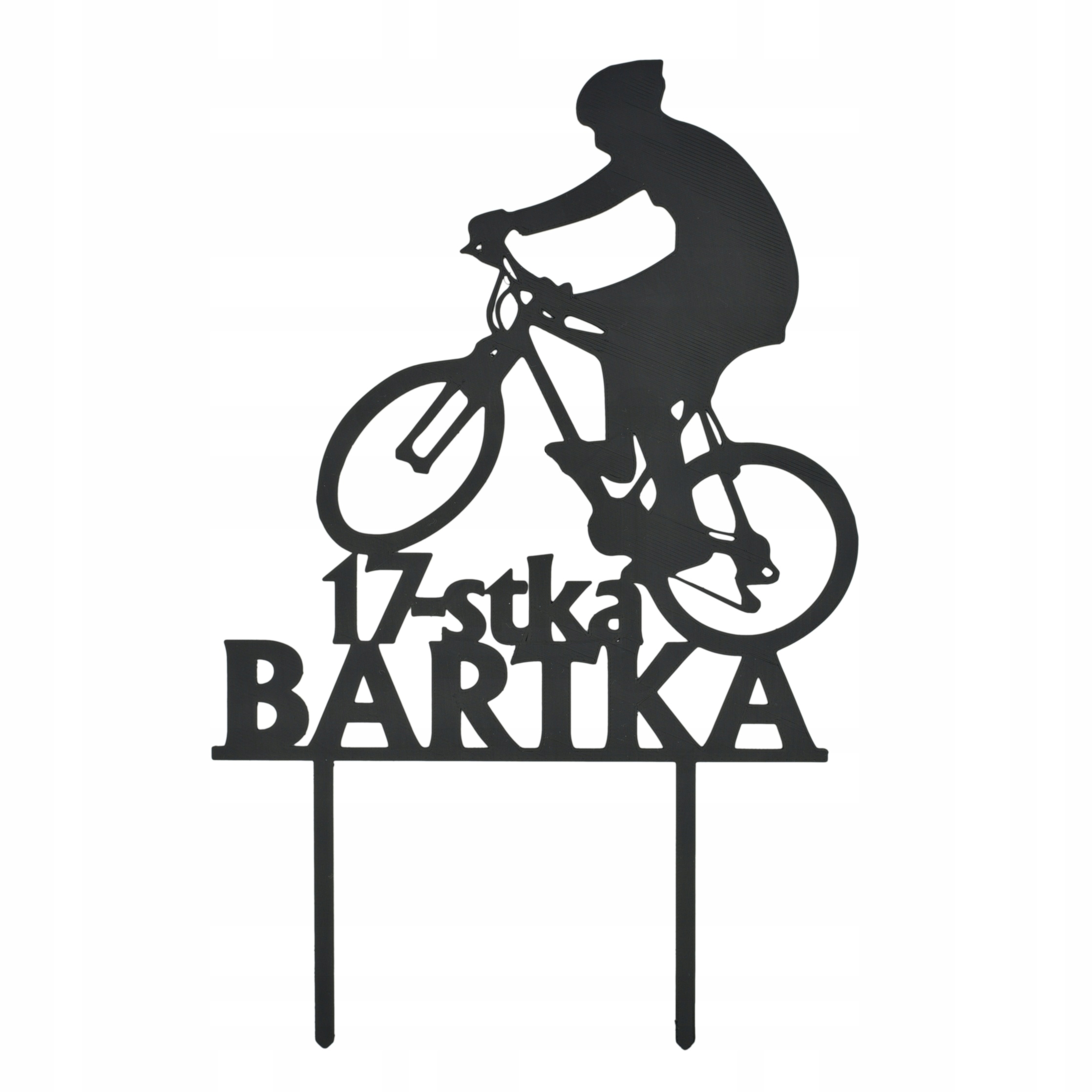 Topper na tort, rower, imię • Cena, Opinie • Toppery 11954206734 • Allegro