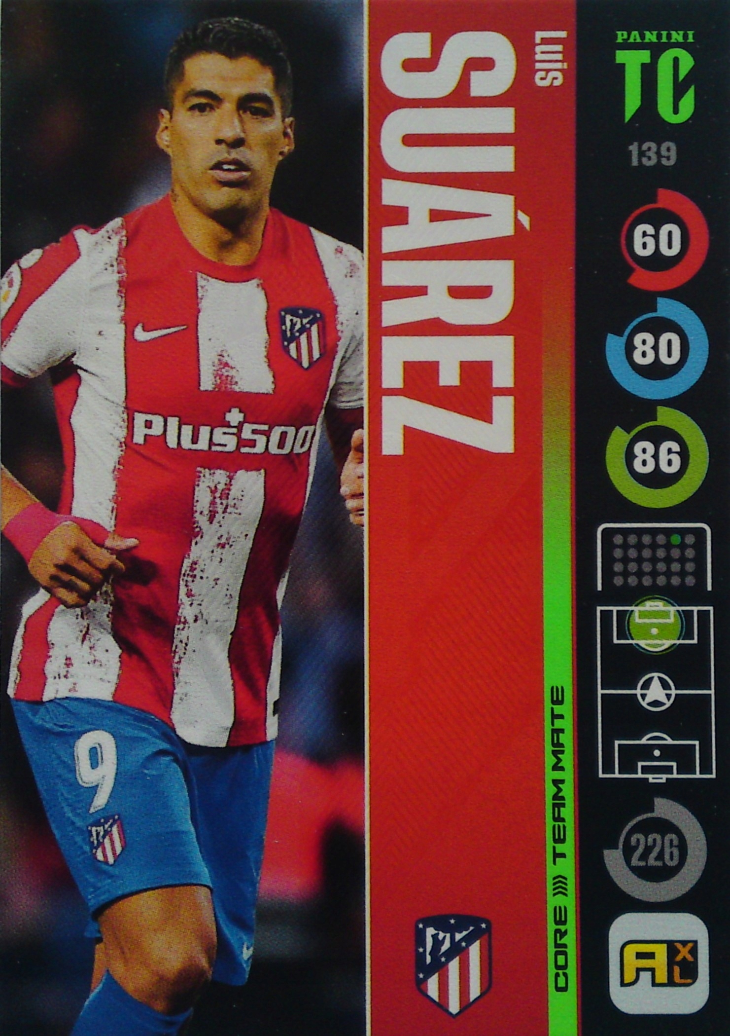 PANINI TOP CLASS 2022 Team Mate Suarez 139 - 12188696917 - Allegro