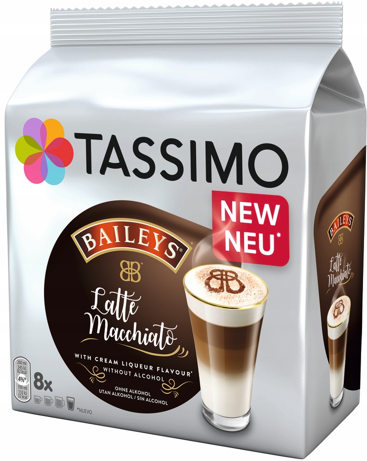 Kapsle TASSIMO BAILEYS LATTE MACCHIATO 8ks za 135.00CZK - Allegro
