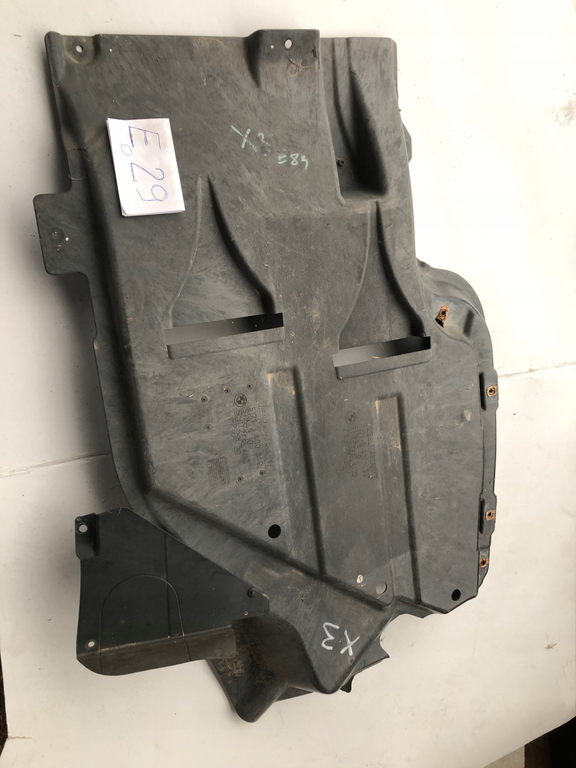 BMW OE 51164310 osłona pod chłodnice - porównaj ceny - Allegro.pl