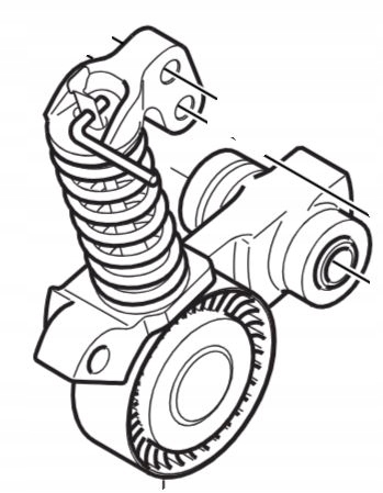 Volvo OE 31460374 napinacz paska alternatora • Cena, Opinie - Allegro
