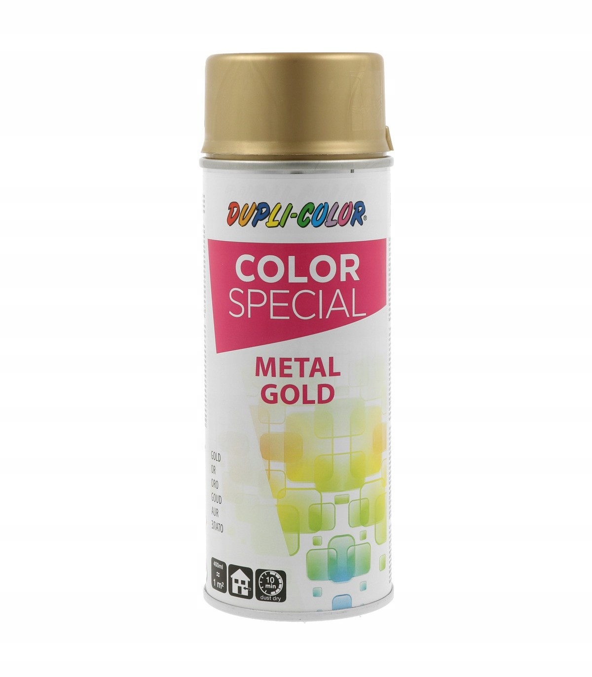 Akrylový lak ve spreji Dupli Color zlatá plechovka 400 ml - Allegro