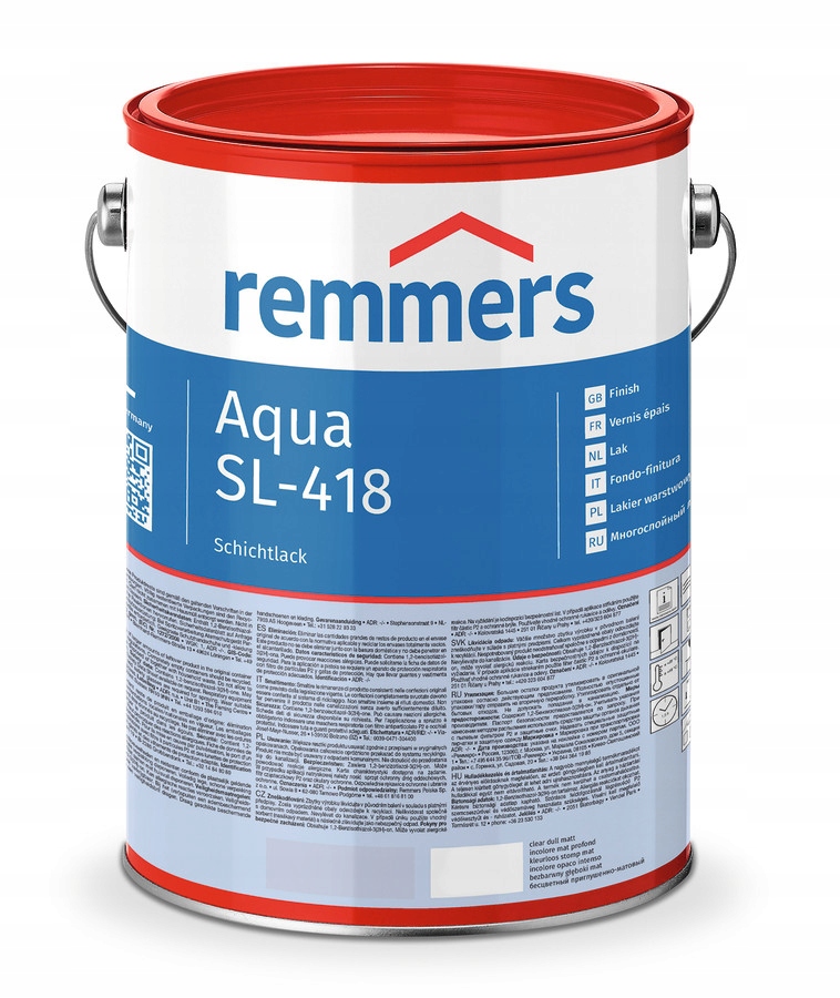 REMMERS LAKIER WODNY AQUA SL-418 20L • Cena, Opinie - Allegro
