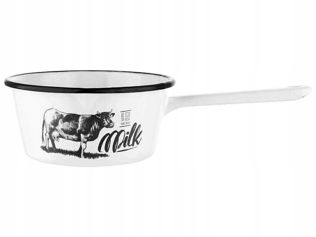 RONDEL EMALIOWANY MILK EMALIA PLESZEW 16 CM 1,23 L (5907758639818 ...