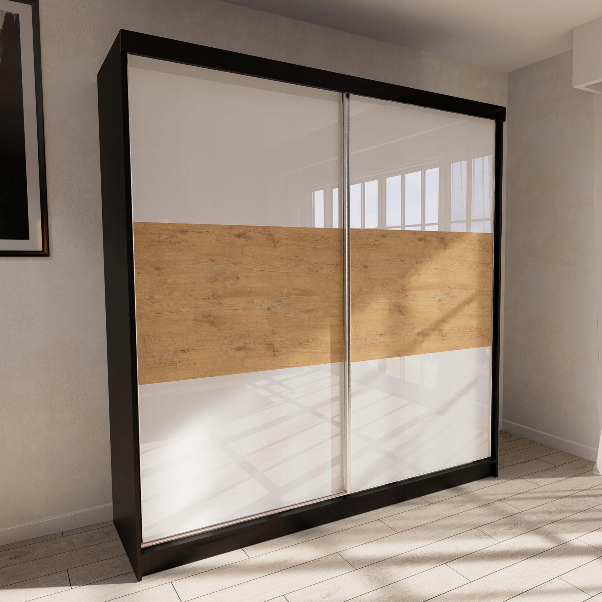 Szafa Just Meble lato 2022 230 x 216 x 62 cm dąb z wyposażeniem • Cena ...