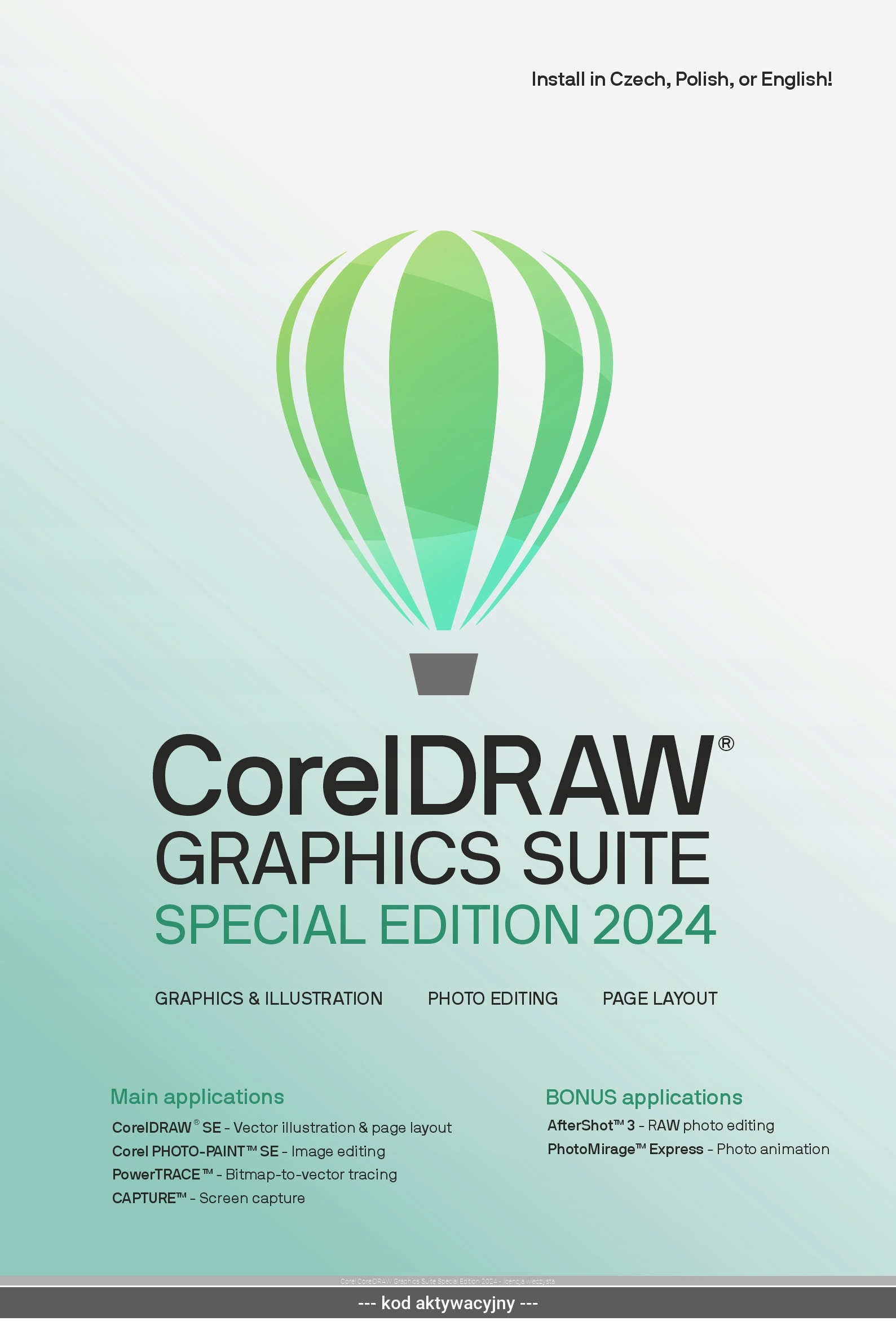 Corel CorelDRAW Graphics Suite Special Edition 2024 - licencja wieczysta • Cena, Opinie - Allegro