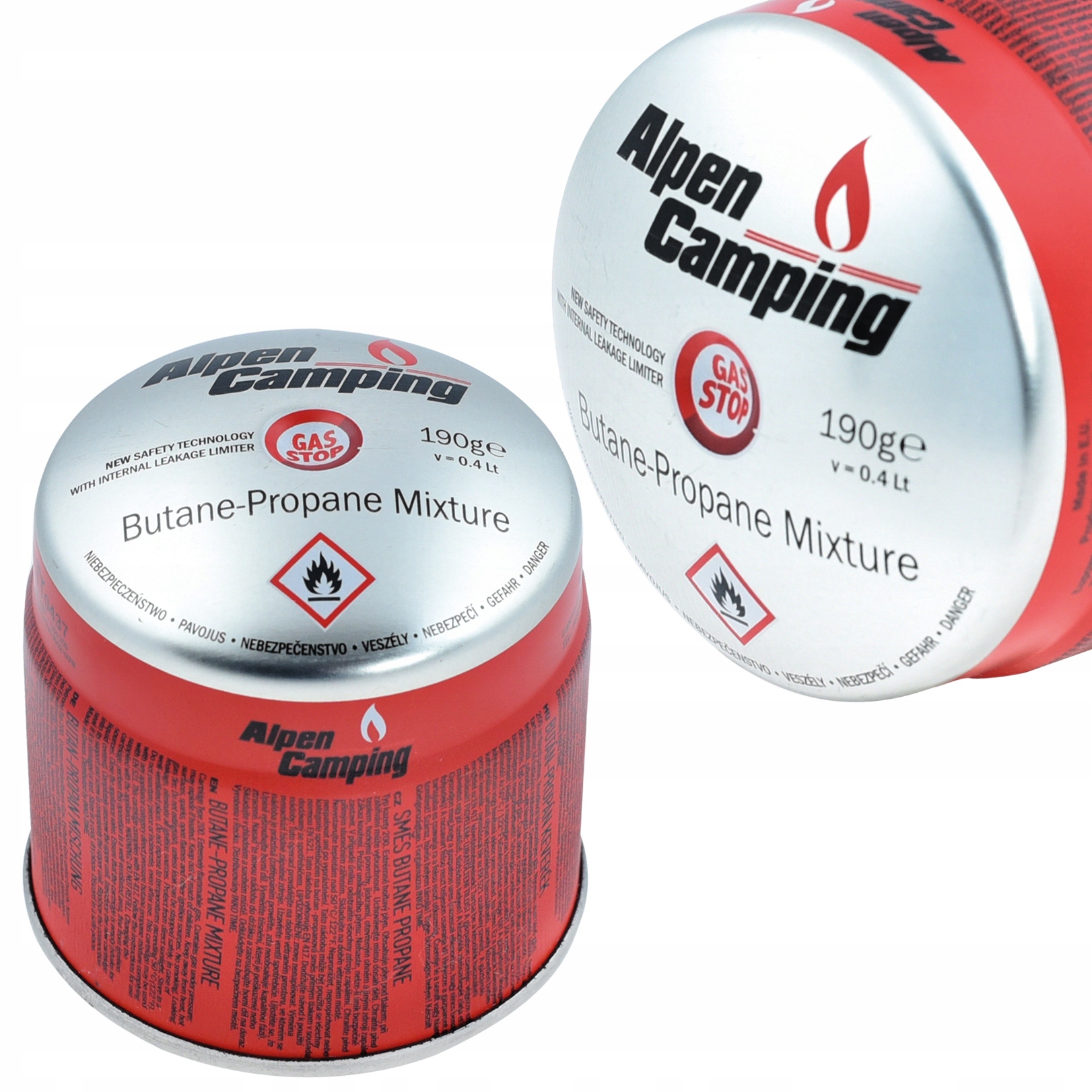 KARTUSZ GAZ NABÓJ GAZOWY BUTAN PRZEBIJANY 190G - 8585023306503 - 12848145110 - Allegro