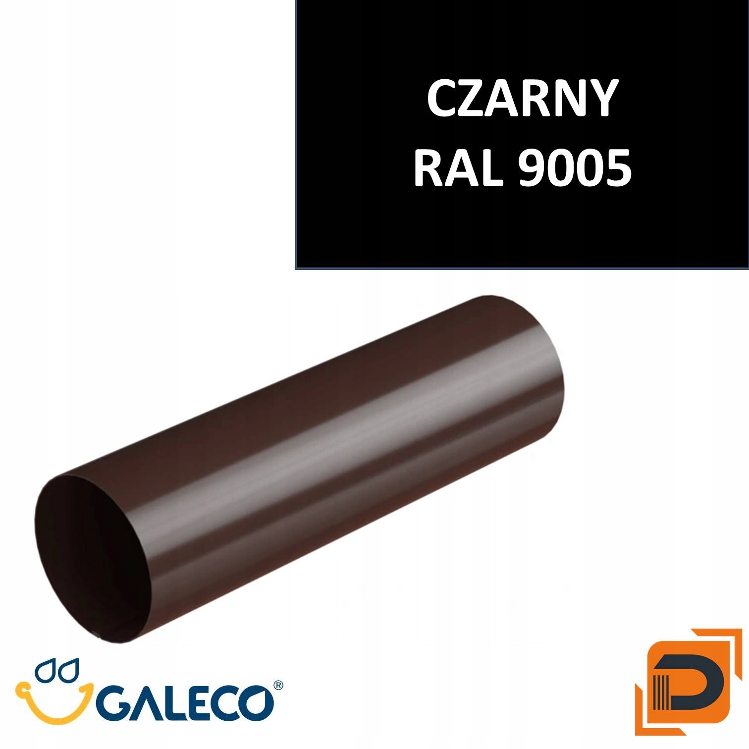 GALECO STAL Rura 1 mb (100) (RAL 9005) (5906684040767) • Cena, Opinie ...