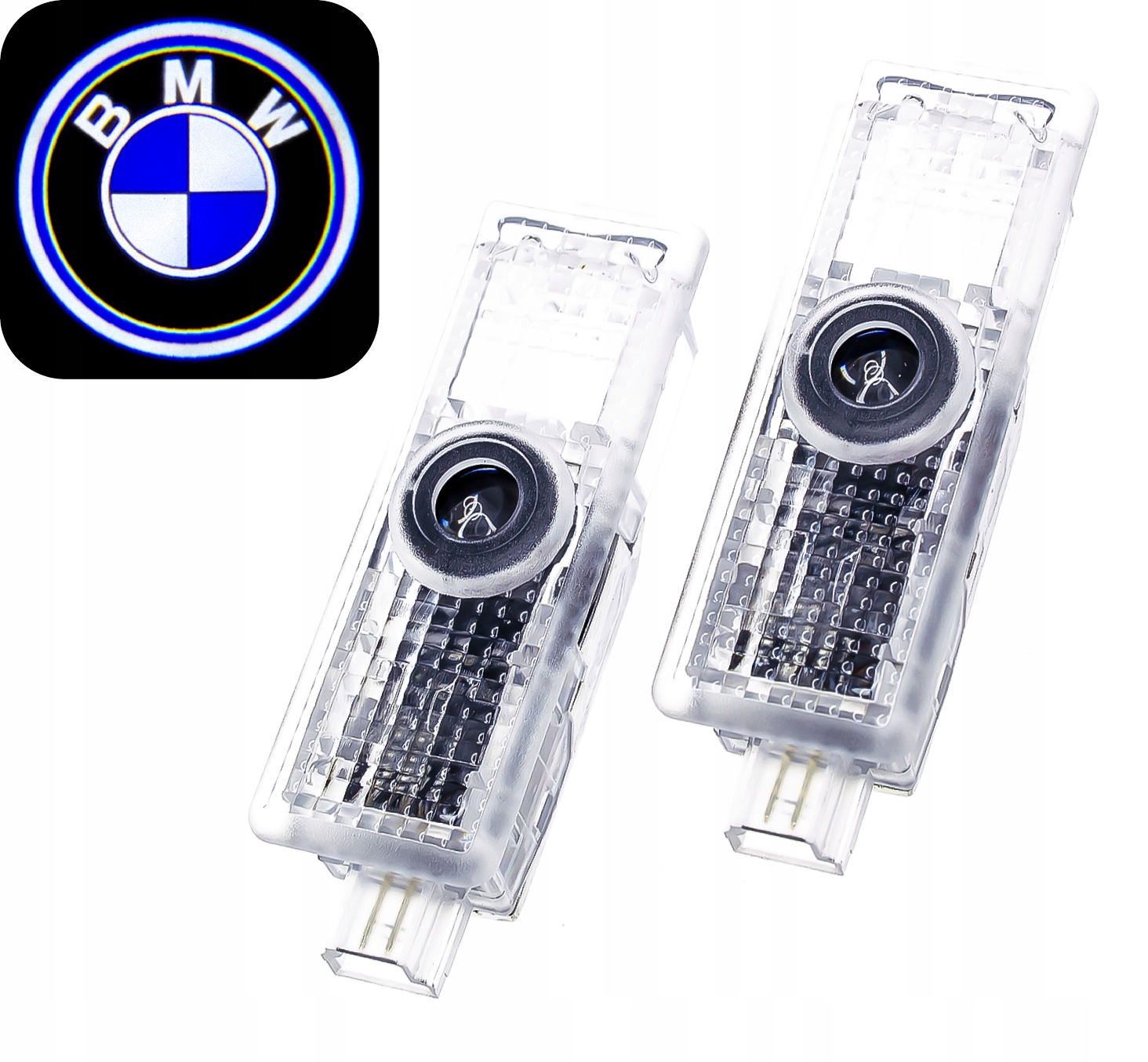 2 Projektory BMW LED Logo E60 E61 E90 E91 F10 F11 E87 E70 F15 E83 E84 ...