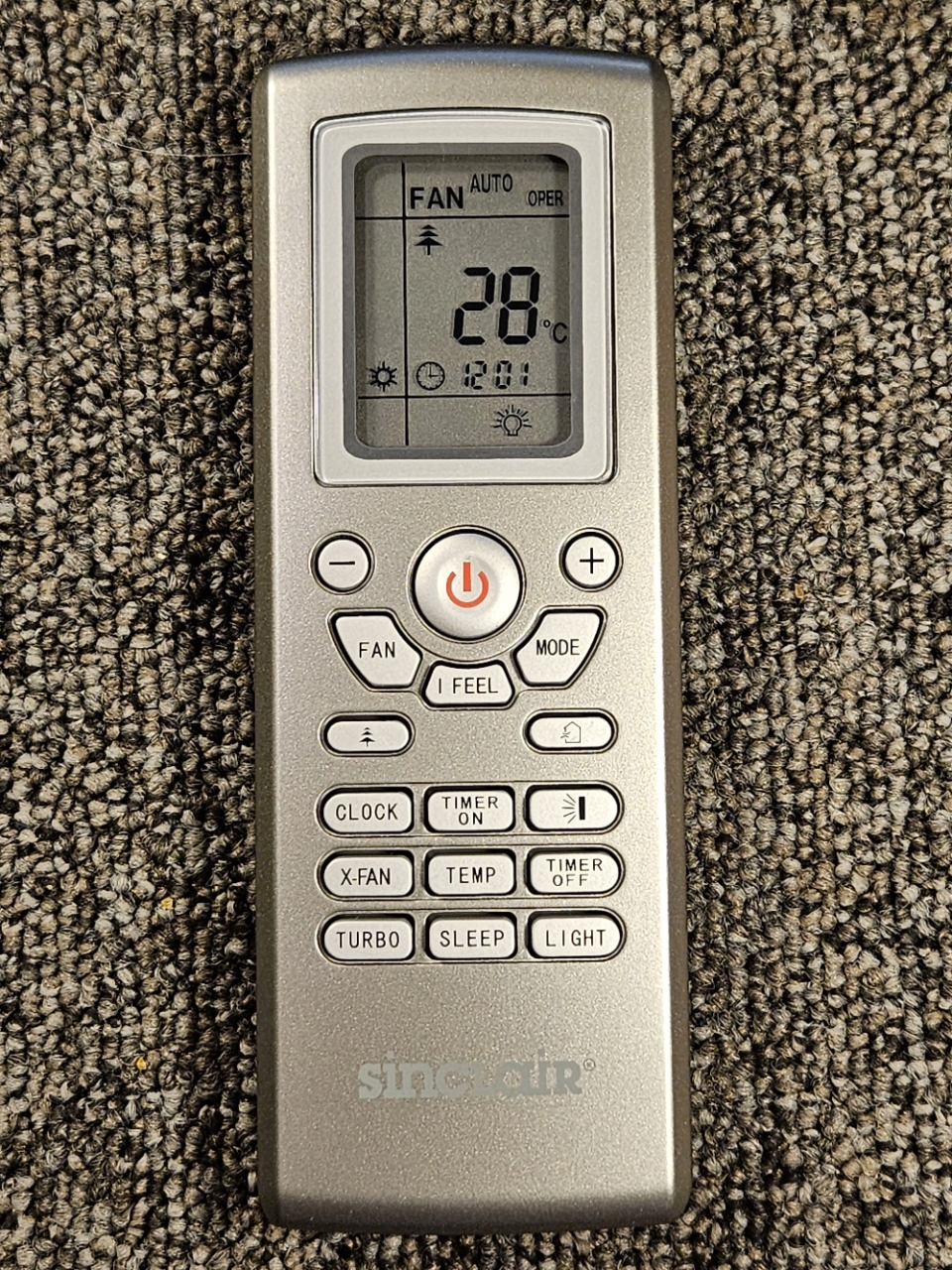 Pilot klimatyzacji Sinclair (187yhgr) • Cena, Opinie 13653225992 ...