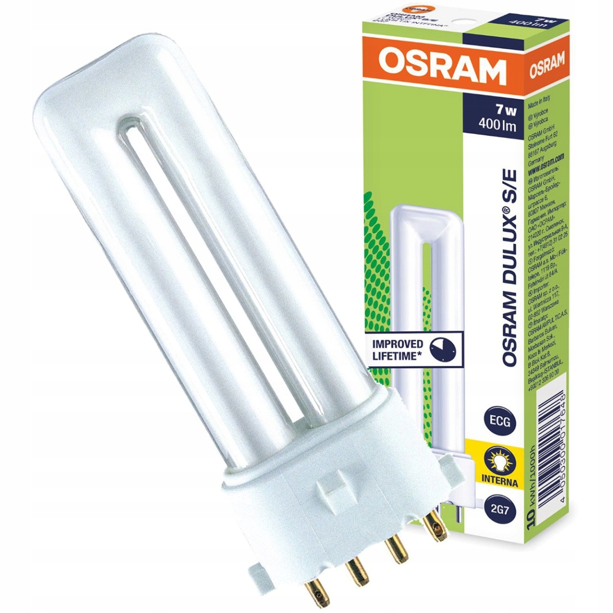 DULUX S/E 7W/827 Osram (4050300017648) • Cena, Opinie • Źródła światła 10587150276 • Allegro