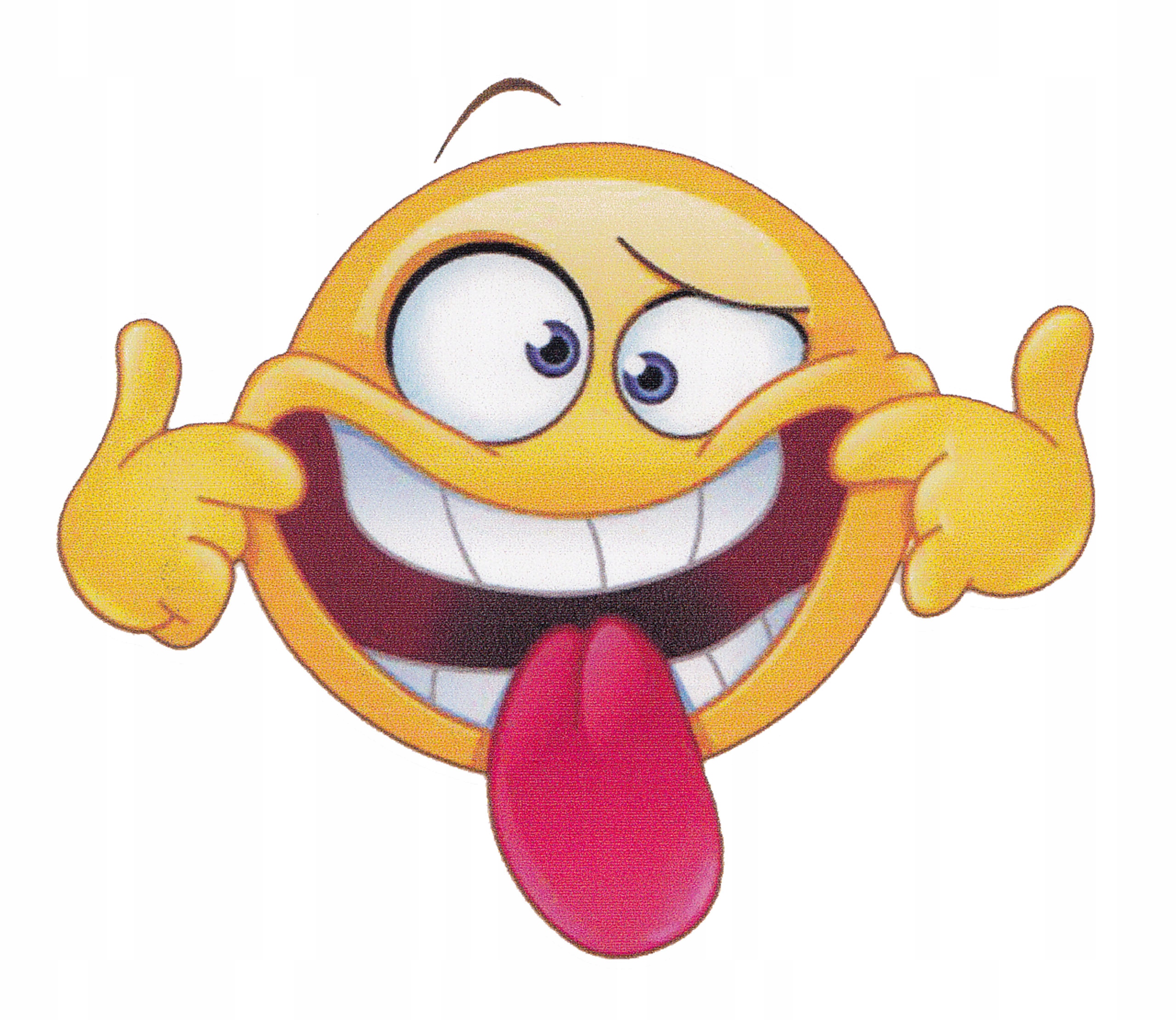 Buźka Żółta Emotka Język Naklejka Nalepka UV 9789133376695 za 13.00PLN ...