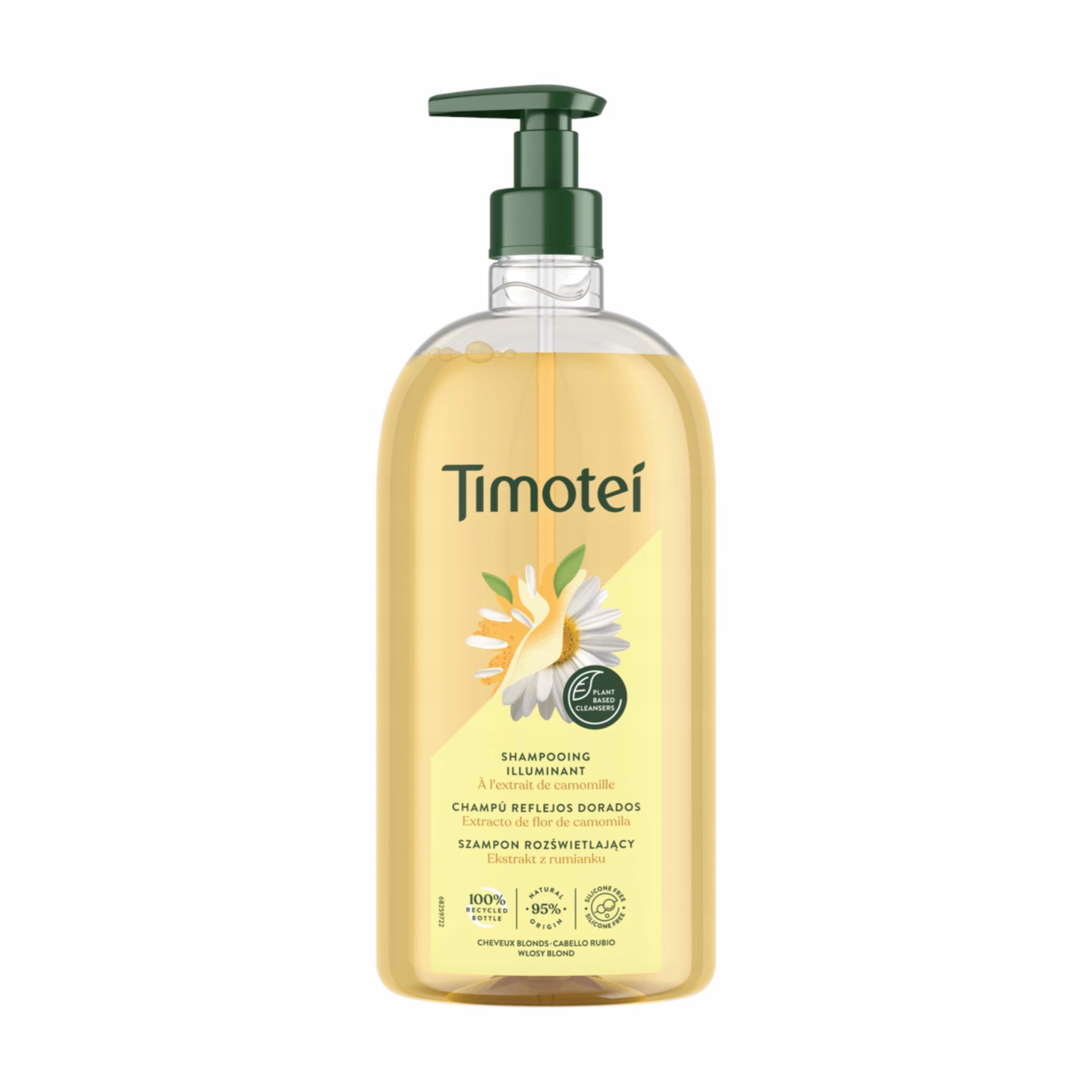 Timotei Złociste Refleksy Szampon 750 ml (8712561013215) • Cena, Opinie ...