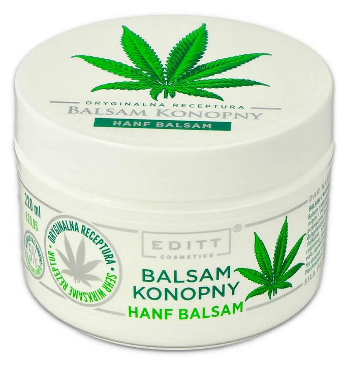 EDITT balsam Konopny do ciała 220ml (5904215406549) • Cena, Opinie ...