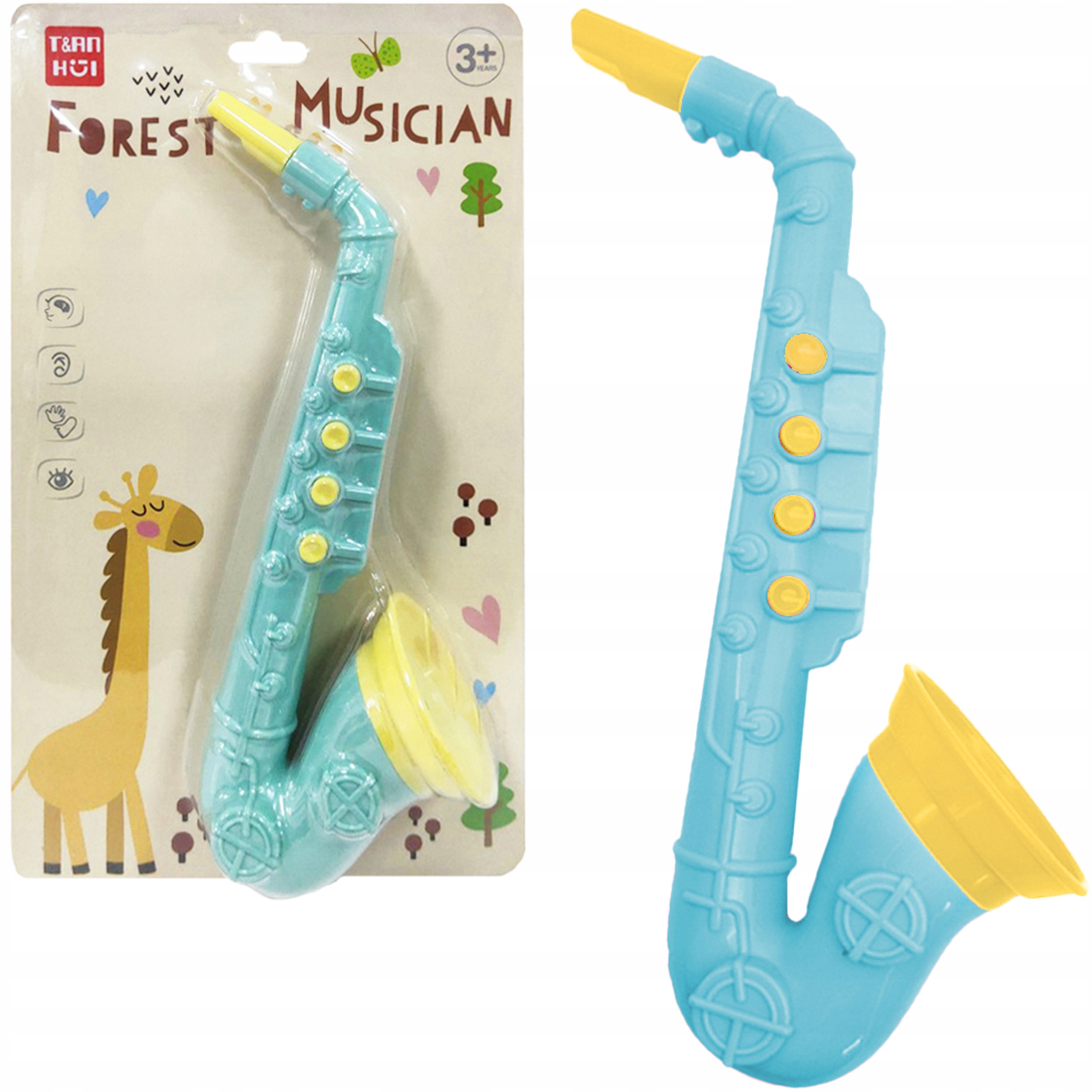 SAKSOFON ZABAWKA INTRUMENT TRĄBKA DLA DZIECI (5901353954093) • Cena ...