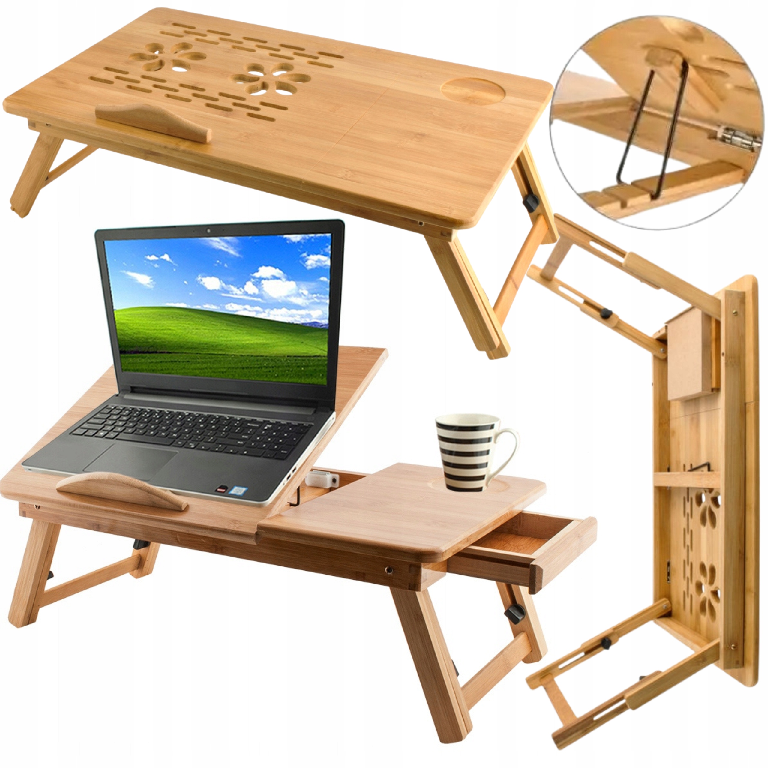 STOLIK POD LAPTOPA DO ŁÓŻKA SKŁADANY REGULOWANY DREWNIANY PODSTAWKA ... STOLIK POD LAPTOPA DO ŁÓŻKA SKŁADANY REGULOWANY DREWNIANY PODSTAWKA ...
