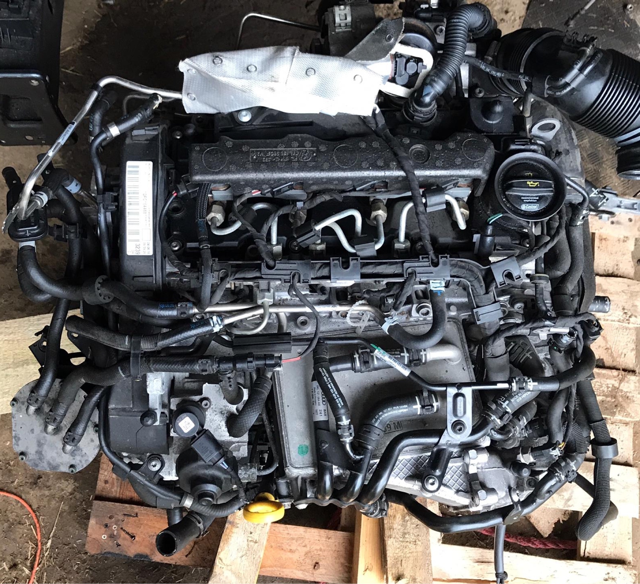 SILNIK 2,0 TDI VW SEAT SKODA AUDI DFH DFHA DFHB DFHC KOMPLETNY! za ...