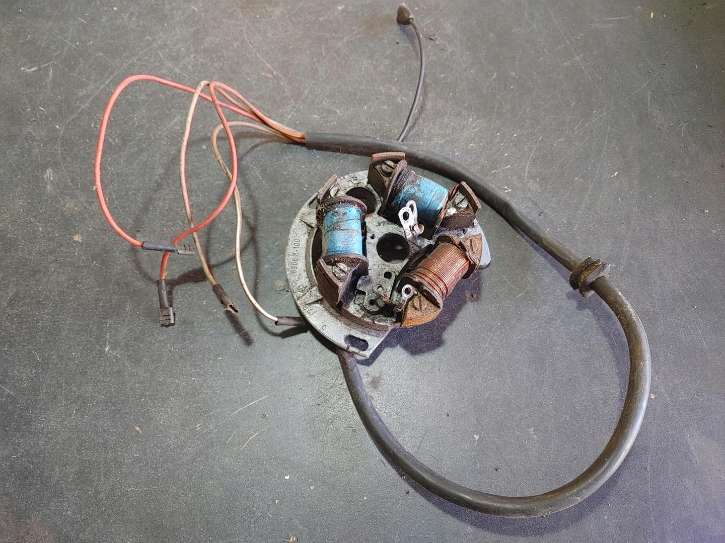 MOTOROWER SIMSON DDR STOJAN PODSTAWA ZAPŁONU ZAPŁON ORYGINAŁ PRL za 77 ...