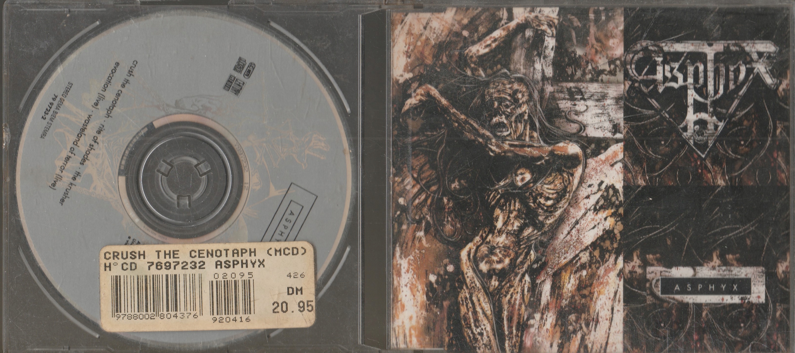 Płyta CD Asphyx - Crush The Cenotaph EP 1992 I Wydanie ____________________ 17494227045 - Sklepy ...