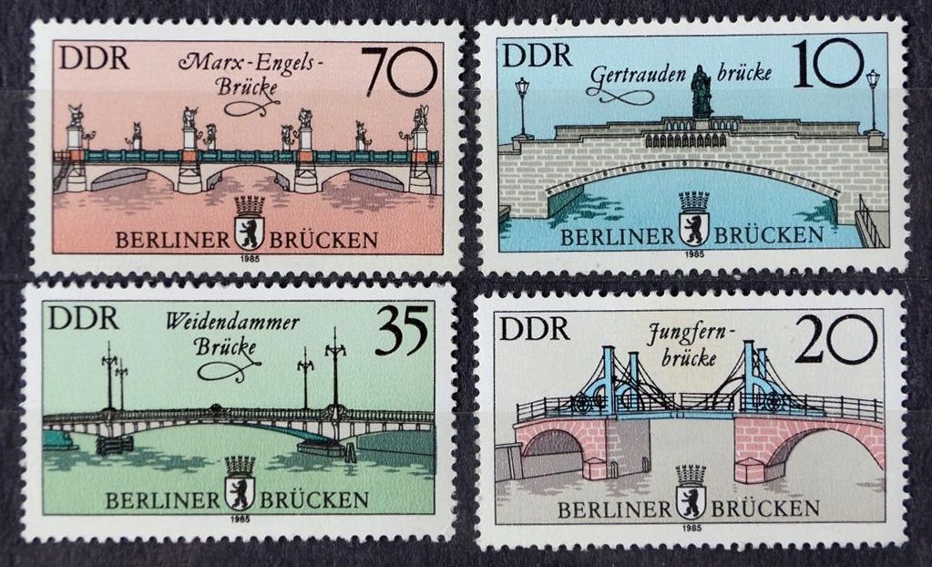 DDR - 1985 - MOSTY • Cena, Opinie • Europa Zachodnia 17260829580 • Allegro