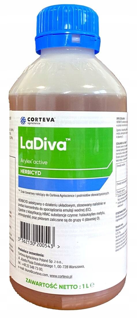 LaDiva 1L halauksyfen metylu, pikloram, aminopyralid chwasty rzepak ...