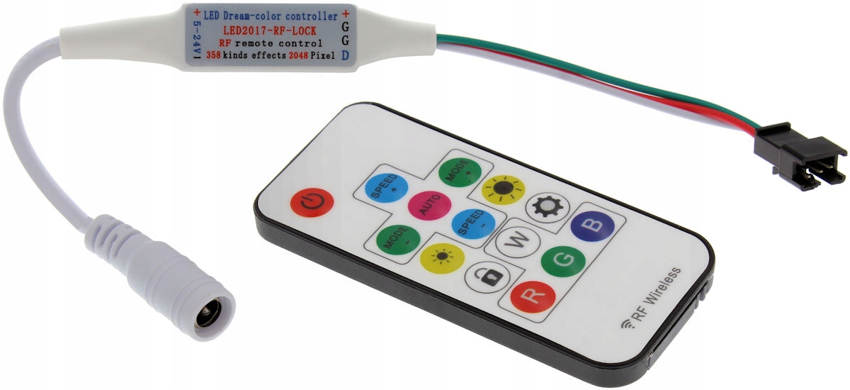 Kontroler Magic RGB Sterownik LED 3pin WS2811 WS2812 Pilot (5904162821419) • Cena, Opinie ...