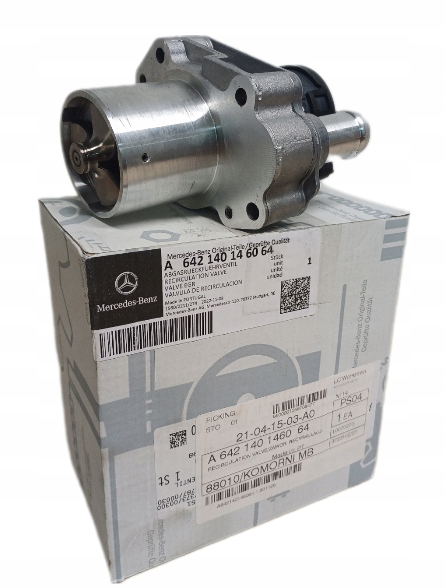 ZAWÓR RECYRKULACJI SPALIN A6421401460 EGR OM642 A 642 140 14 60 za 2660 ...