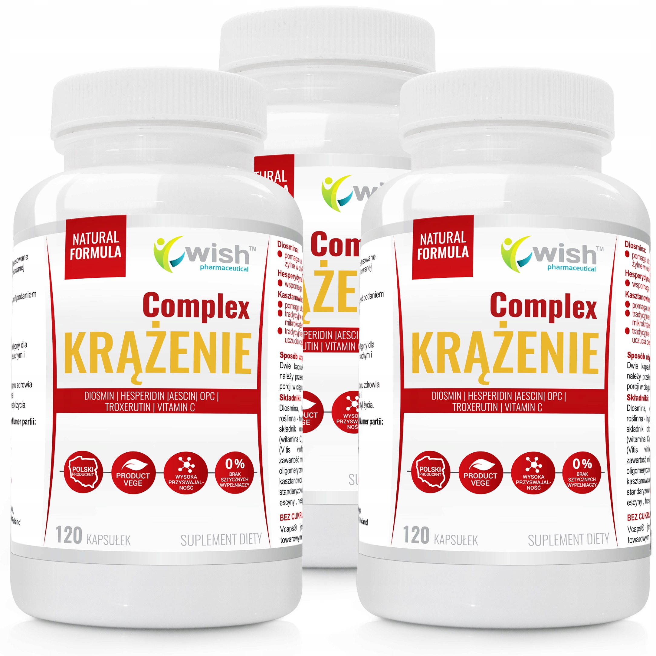 KRĄŻENIE COMPLEX DIOSMINA KASZTANOWIEC 360 KAPS (5903351712385) • Cena ...