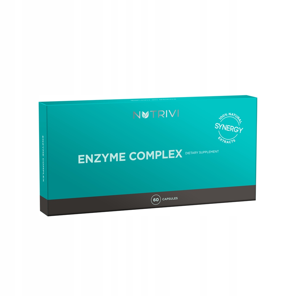 Suplement diety Nutrivi Enzyme Complex bromelina kapsułki 60 szt ...