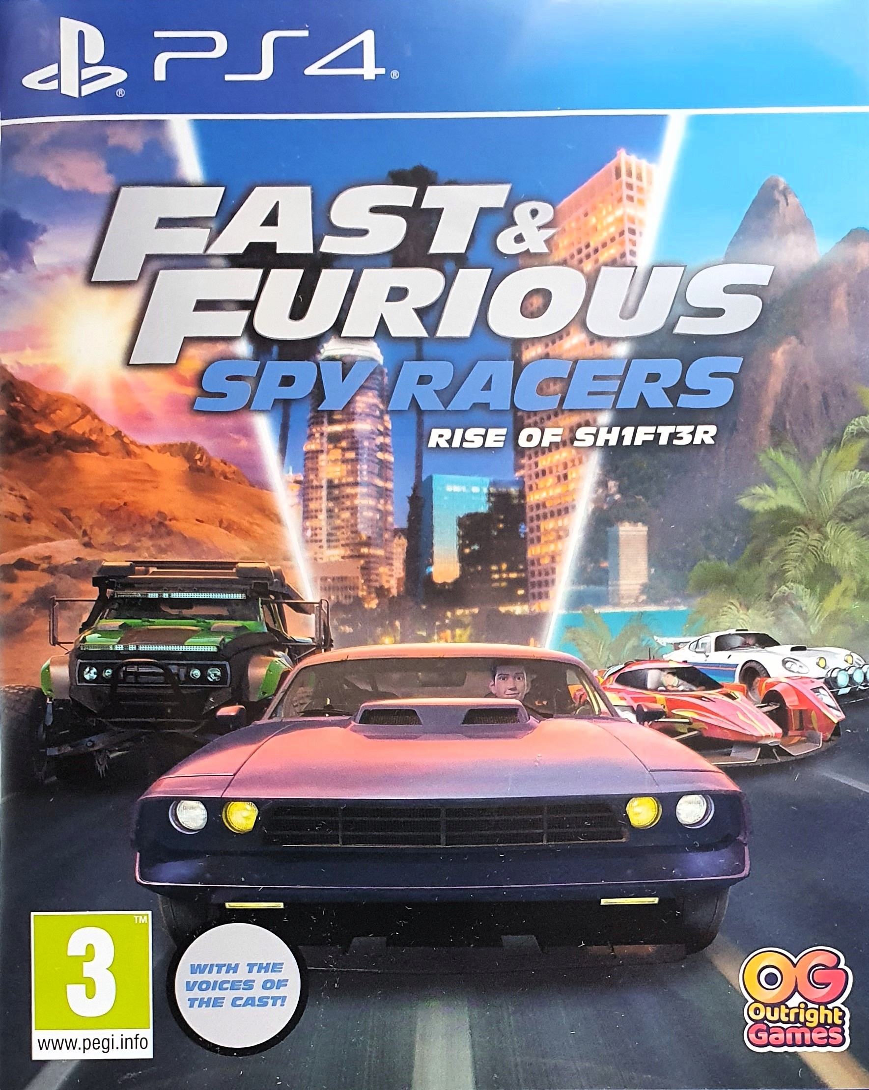 Fast & Furious Spy Racers: Rise of Sh1ft3r PlayStation 4 (PS4 ...