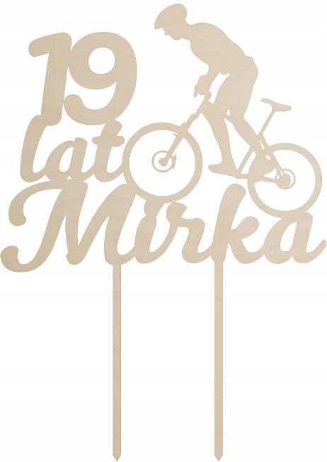 Toper (Topper) na tort rowerzysta (rower) 14057161394 - Allegro.pl