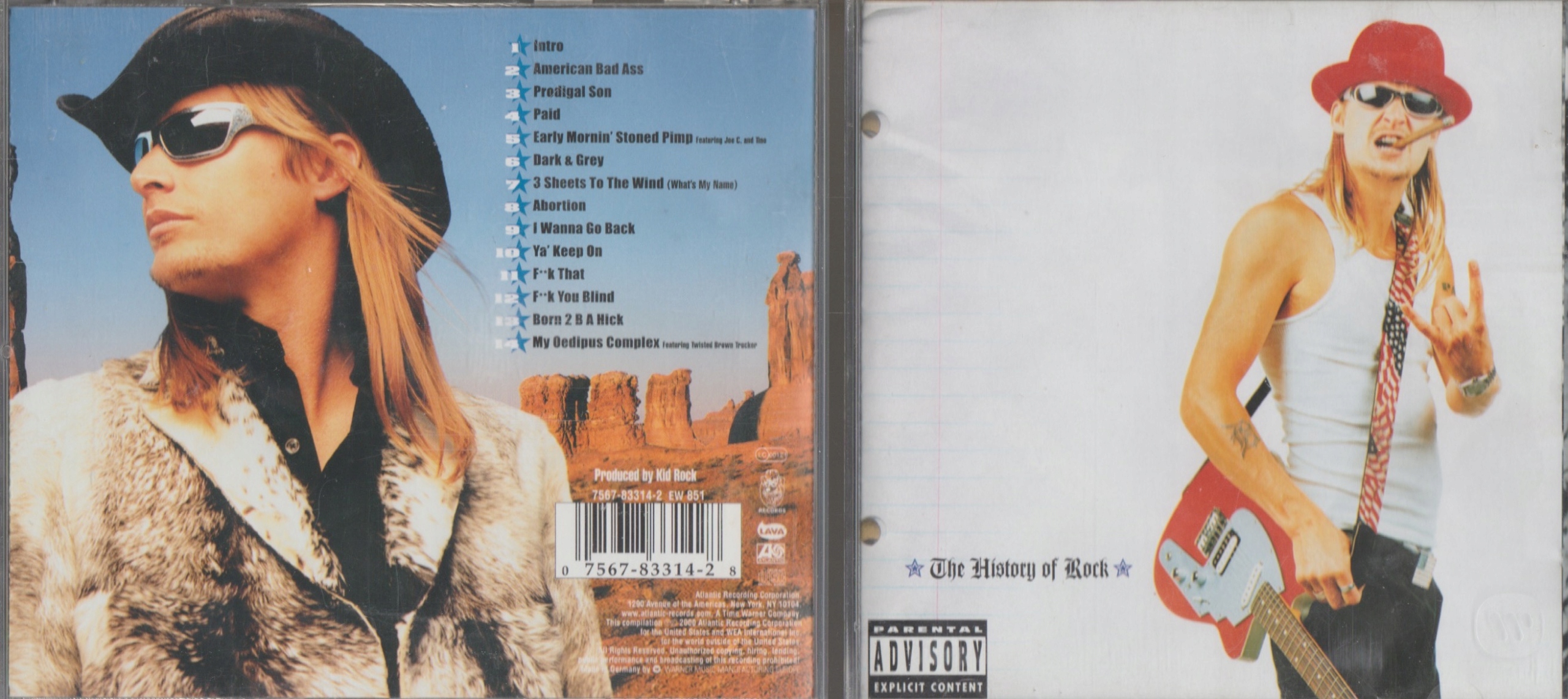 Płyta CD Kid Rock - The History Of Rock 2000 I Wydanie American Bad Ass ...