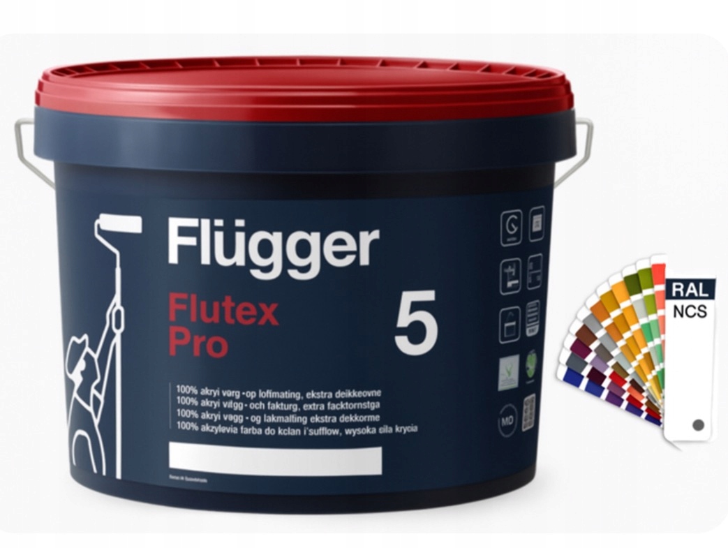 Farba Flugger Biała - Niska cena na Allegro