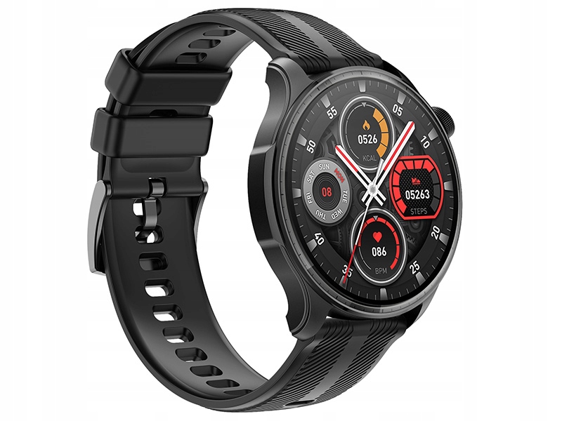 Smartwatch TRACER SM7 Shadow Black Zegarek sportowy Monitor snu ...