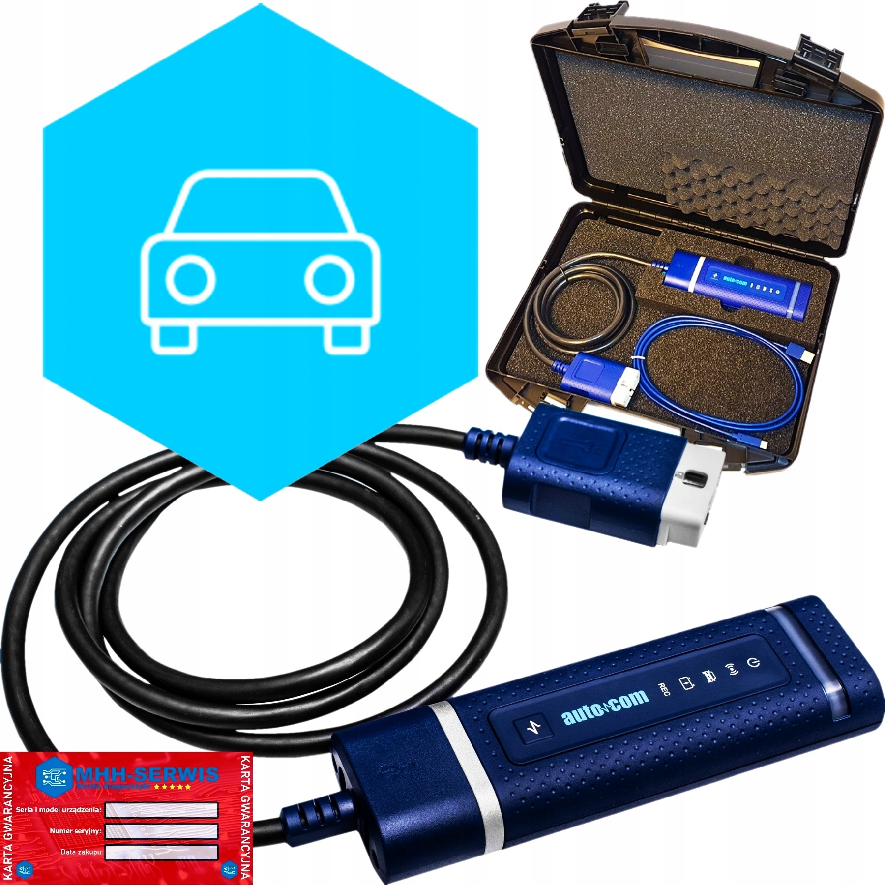 AUTOCOM ICON OSOBOWE CARS J.POLSKI PASSTHRU DOiP 5901852963862 za 10500.00PLN z Niebylec ...