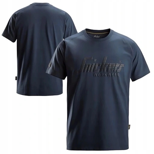 SNICKERS T-SHIRT GRANATOWY 2590-4500 - M (7332515569905) • Cena, Opinie ...