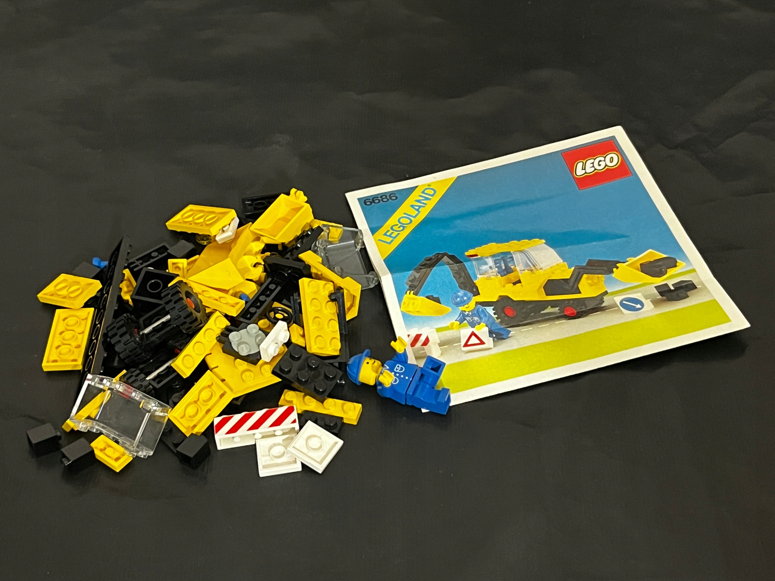 6686 LEGO Żółta Koparka (0673419386128) • Cena, Opinie • City ...